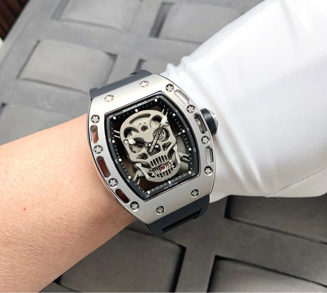 RM Skull Man Watch Automatic, Men's Fashion, Watches & Accessories ...
