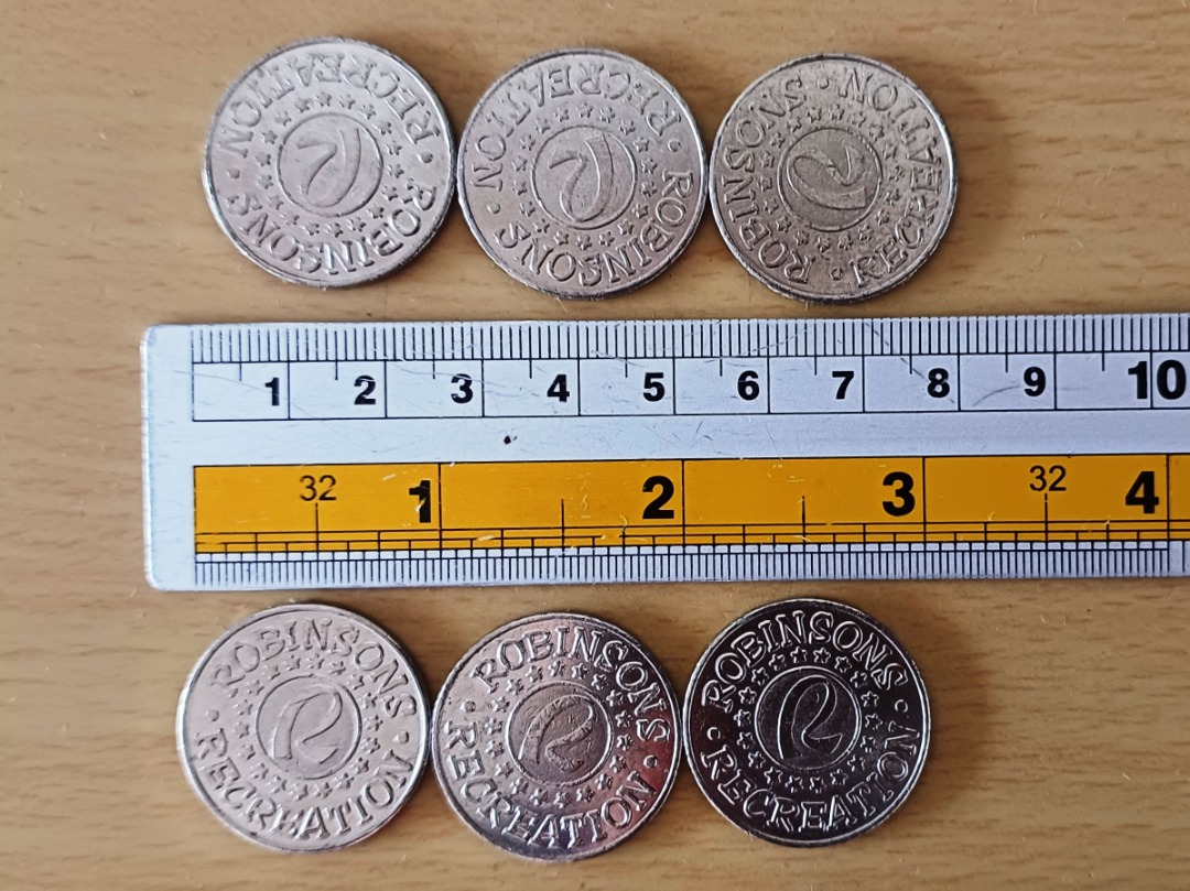 Robinsons Recreation Tokens, Hobbies & Toys, Memorabilia & Collectibles ...