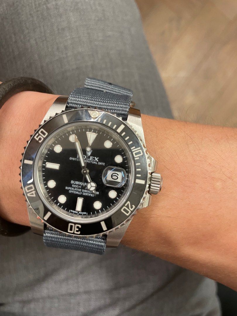 Rolex Black Submariner 11610LN Watch Face Only No Bracelet, Luxury ...