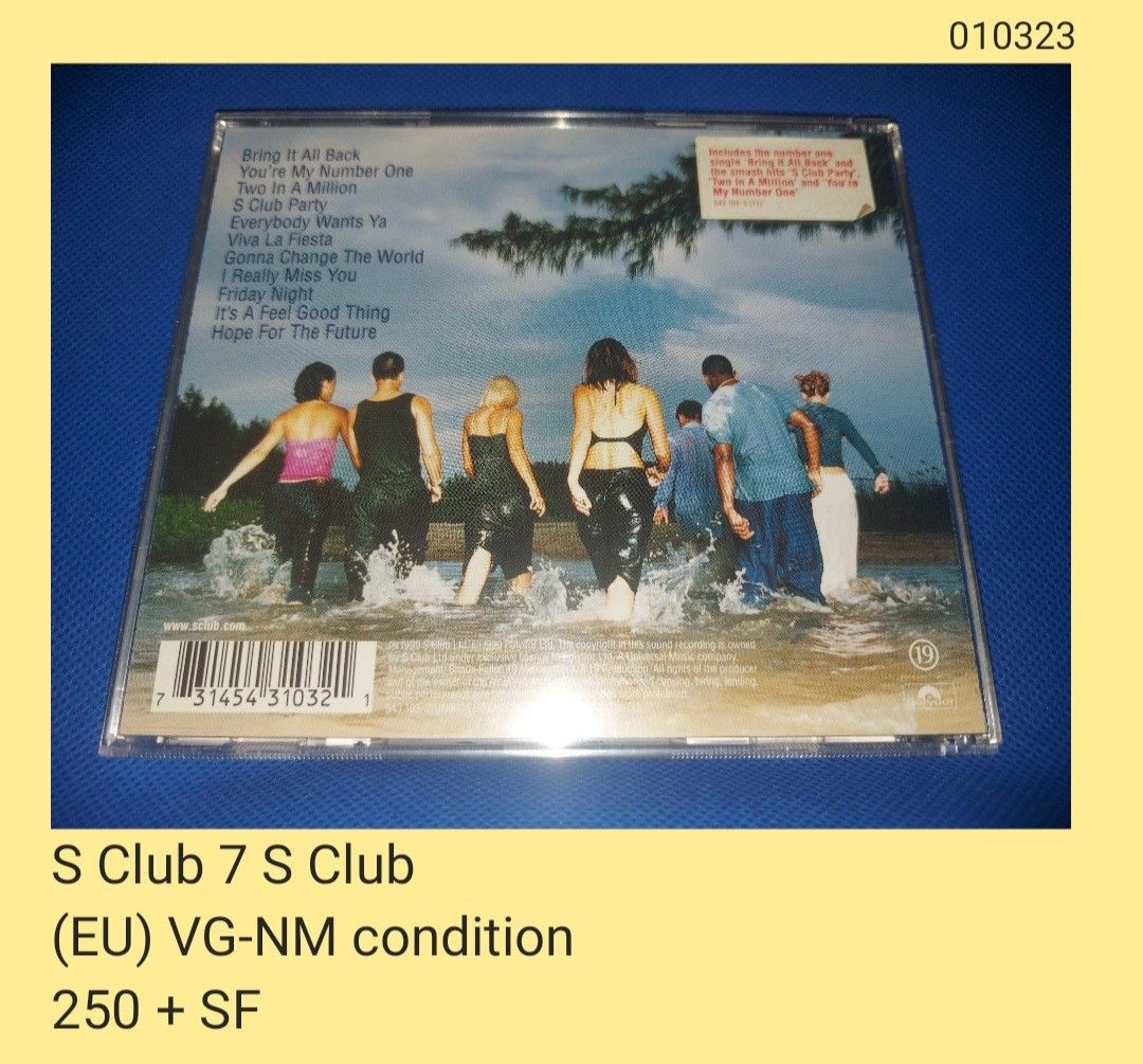 S Club 7 S Club CD (unsealed), Hobbies & Toys, Music & Media, CDs ...