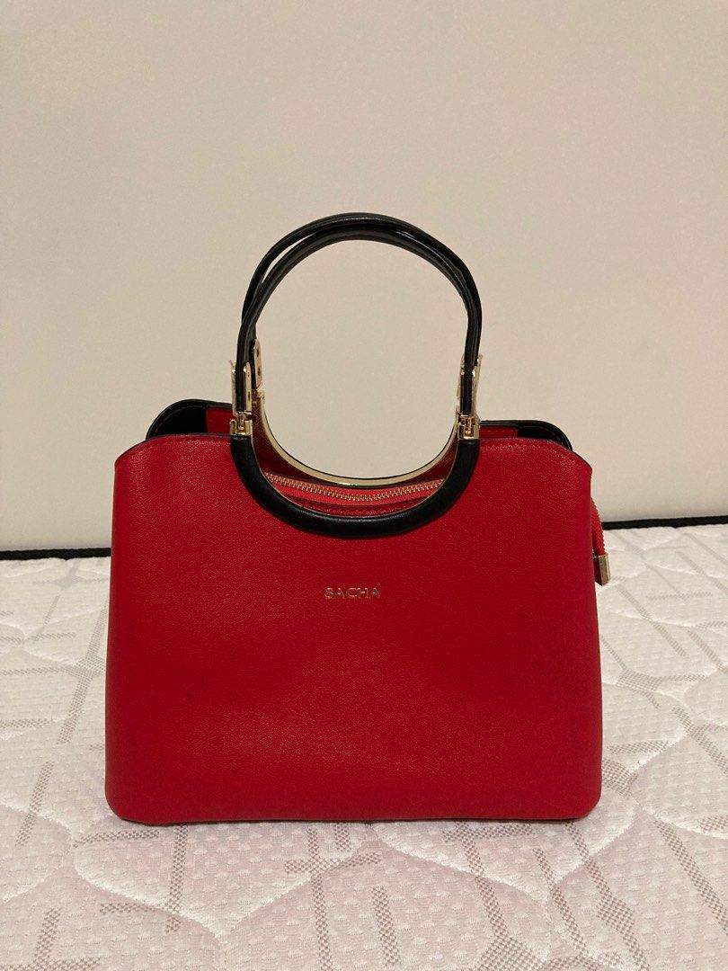 Sacha Red Bag, Women's Fashion, Bags & Wallets, Tote Bags on Carousell