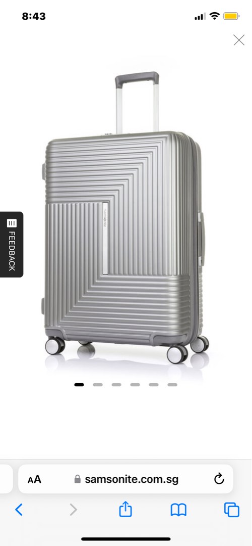 Samsonite Prestige 69cm Spinner Exp( with built-in scale), Hobbies ...