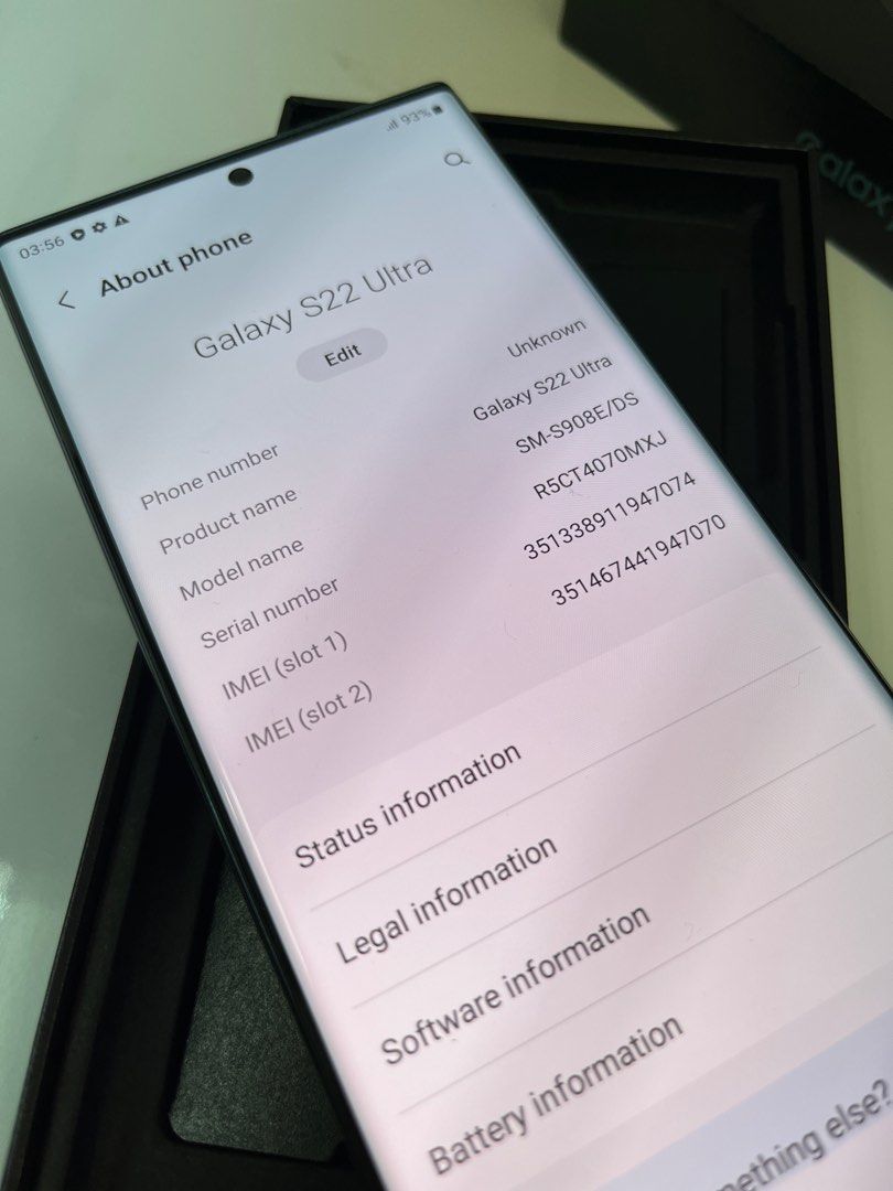 SAMSUNG Galaxy S22 Ultra 5G, Green In Color , 12Gb RAM + 512Gb ROM ...