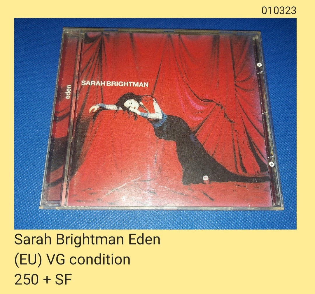 Sarah Brightman Eden CD (unsealed), Hobbies & Toys, Music & Media, CDs ...
