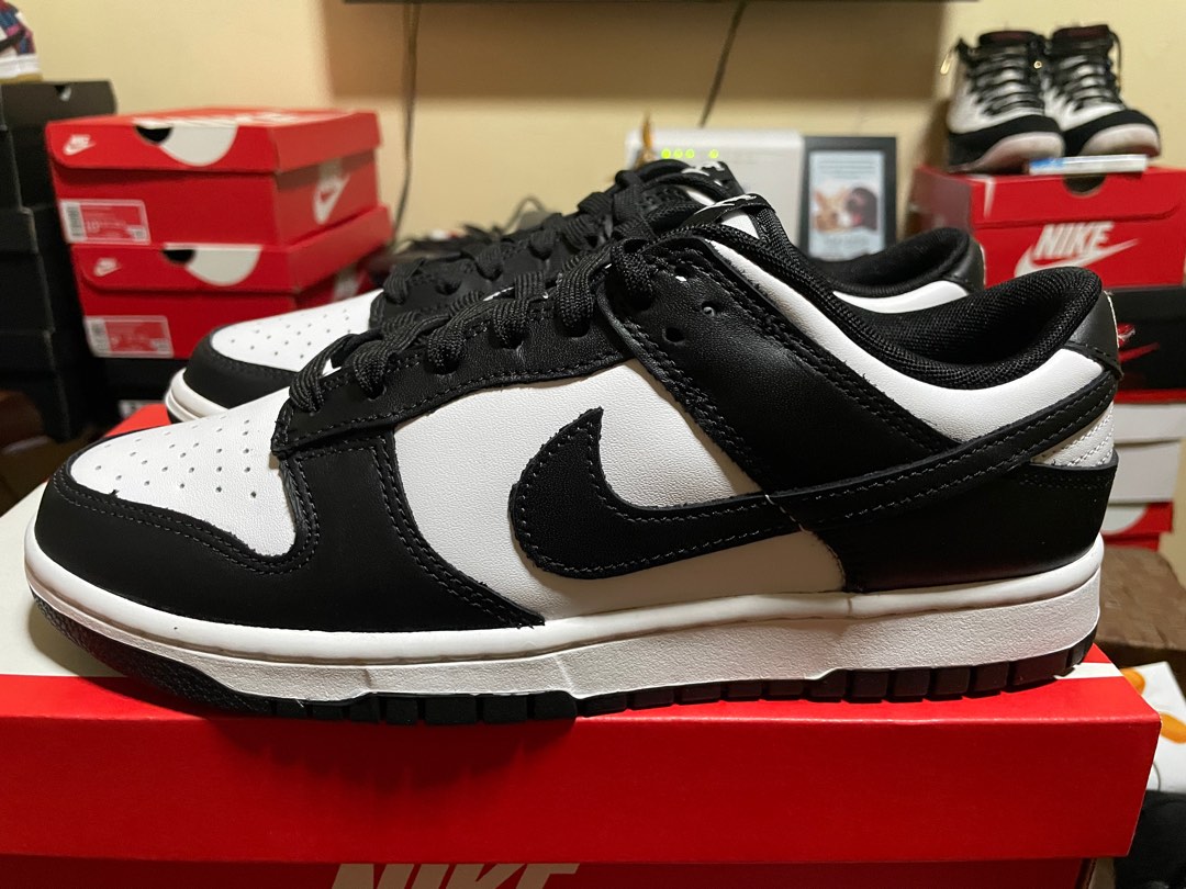 SB DUNK LOW PANDA, Men's Fashion, Footwear, Sneakers on Carousell