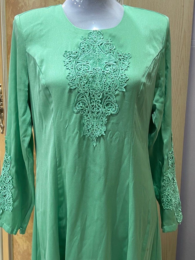 Scha AlYahya x Jakel Lace Jubah Abaya, Women's Fashion, Muslimah ...