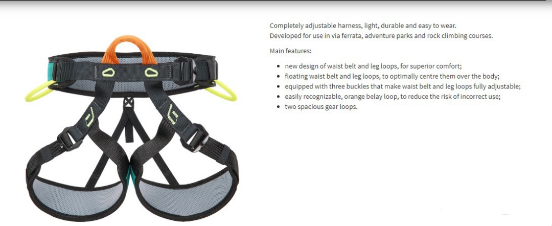Seat Harness Rappelling Harness, Sports Equipment, Hiking & Camping on ...