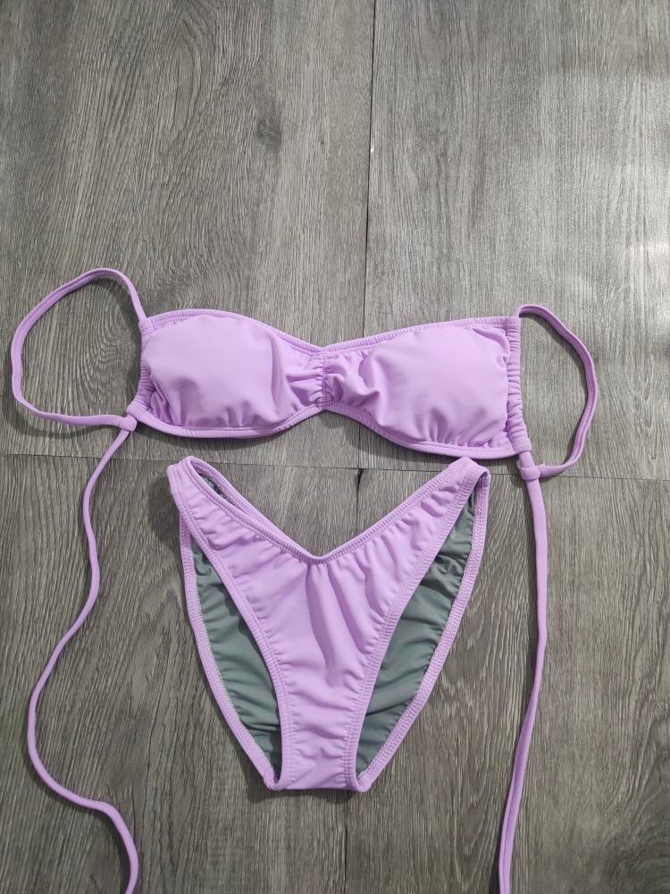 Sew Local Feli Top and Darcy Bottom in Lilac, Women's Fashion, Swimwear ...