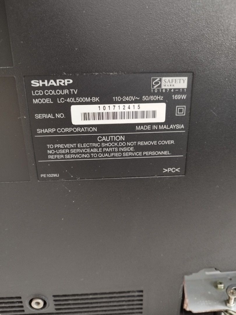 Sharp Aquos, TV & Home Appliances, TV & Entertainment, TV on Carousell