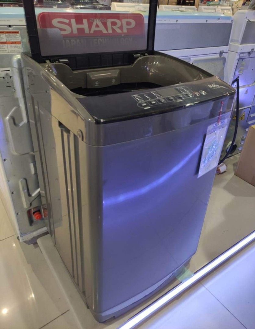 SHARP TOP LOAD AI DRY FUNCTION WASHING MACHINE, TV & Home Appliances ...