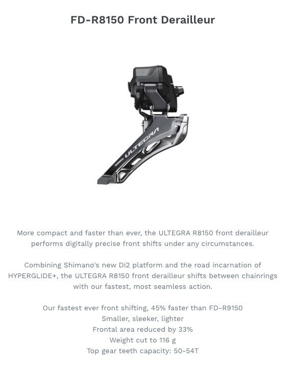 Shimano Ultegra R8170 DI2 Disc Brake 12 Speed Groupset, Sports ...