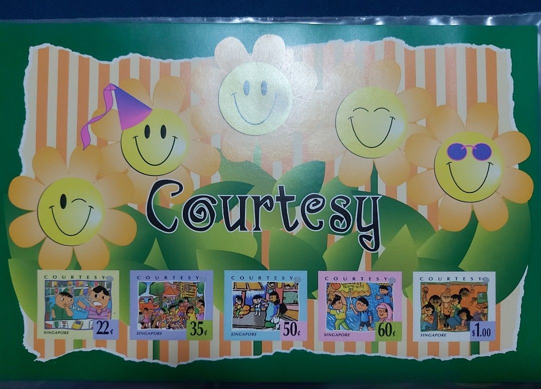 Singapore commemorative stamp - Courtesy theme, Hobbies & Toys ...