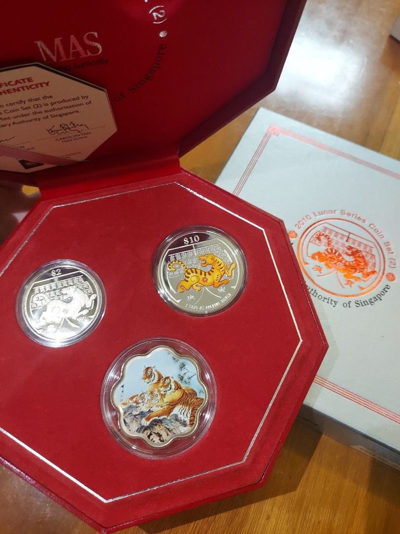 Singapore Lunar Series 3-Coin Set, Hobbies & Toys, Memorabilia ...