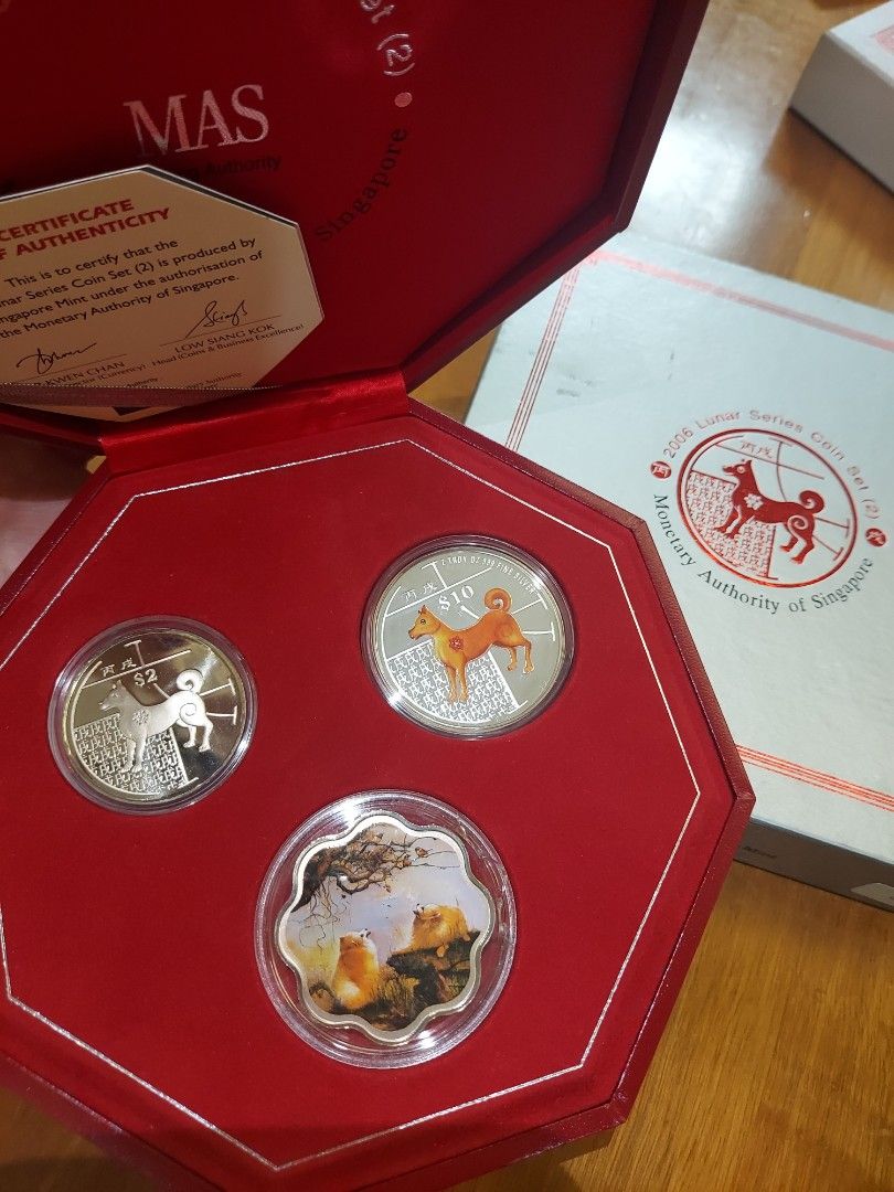 Singapore Lunar Series 3-Coin Set, Hobbies & Toys, Memorabilia ...