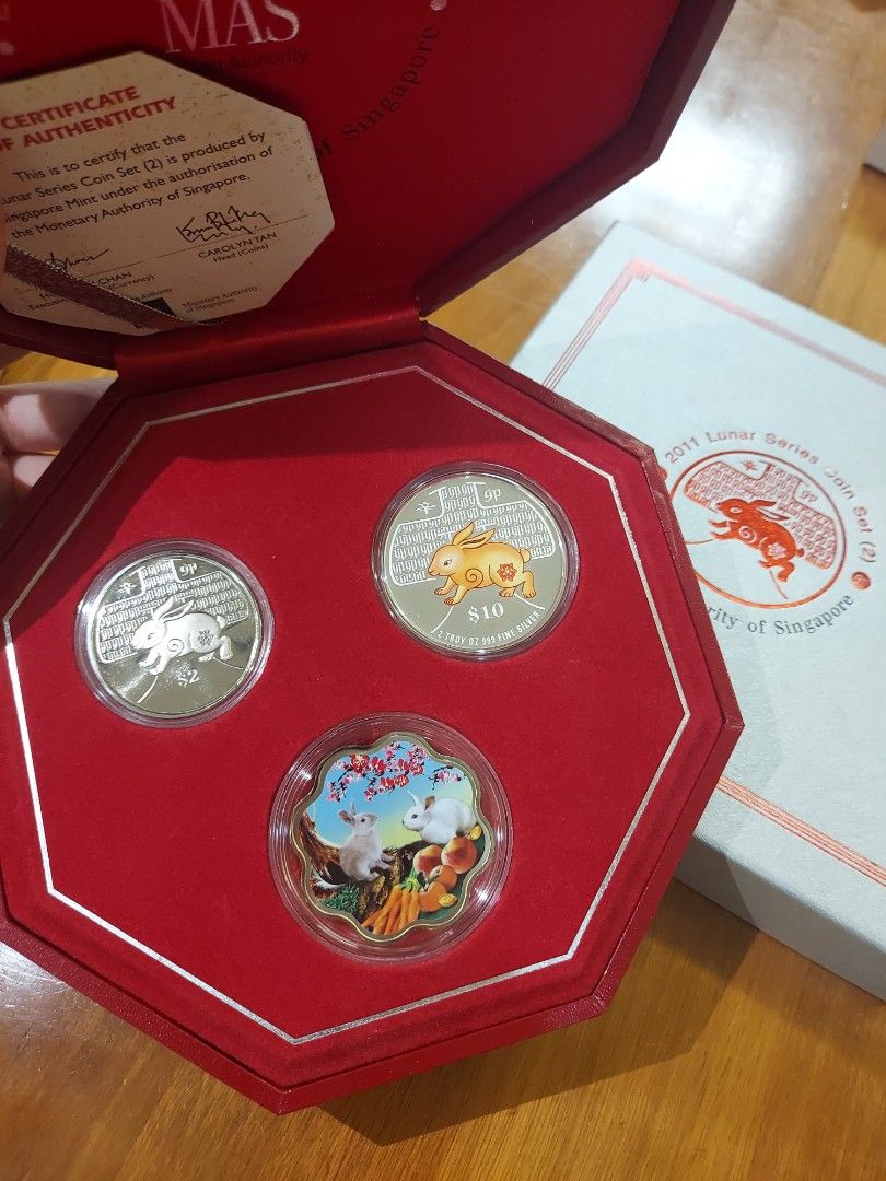 Singapore Lunar Series 3-Coin Set, Hobbies & Toys, Memorabilia ...