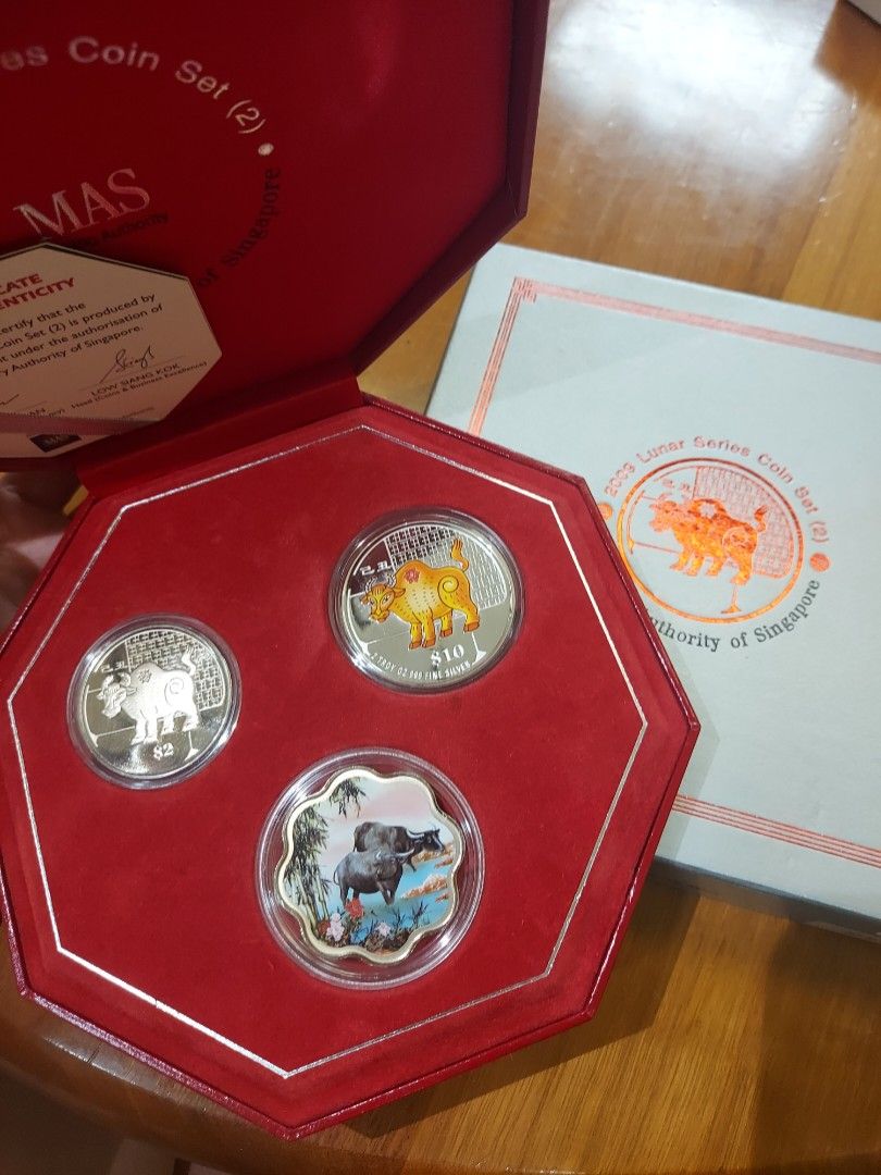 Singapore Lunar Series 3-Coin Set, Hobbies & Toys, Memorabilia ...