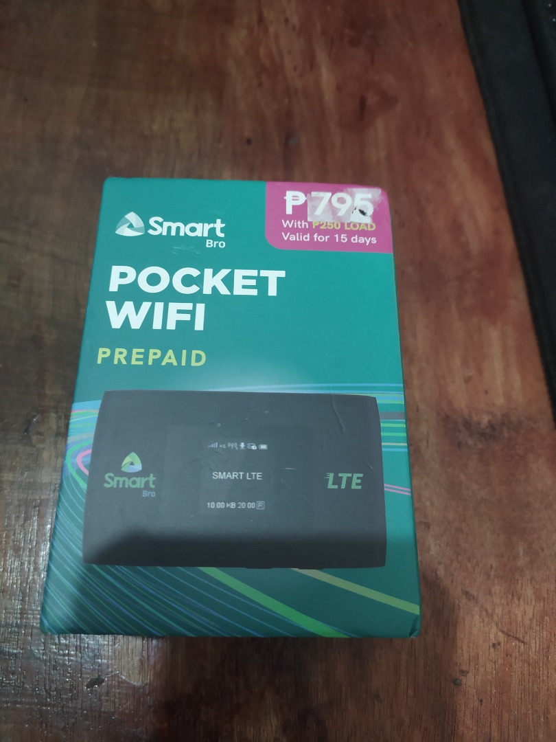 SmartBro LTE Pocket Wifi (Sealed) /w P250 Load Sim on Carousell
