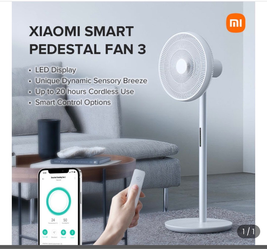 Smartmi Fan 3 (latest) Wireless Xiaomi, Furniture & Home Living ...