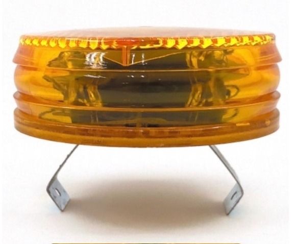 SOLAR CONE YELLOW Safety Blinking Reflective Warning Signal Flashlight ...