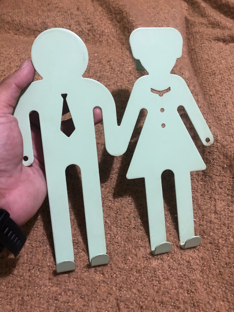 Solid Metal Couples sign and key holder wall hanger, Hobbies & Toys ...