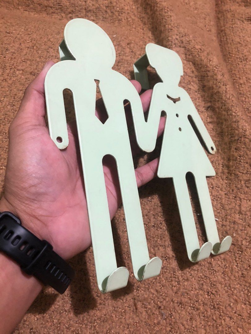 Solid Metal Couples sign and key holder wall hanger, Hobbies & Toys ...