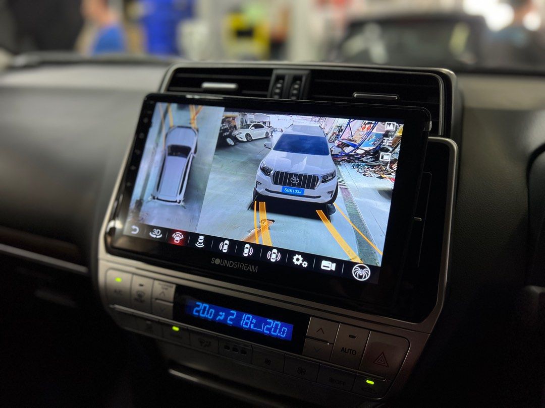 Soundstream 10” Android Player (4+64Gb Ram) + 360-degree Parking ...