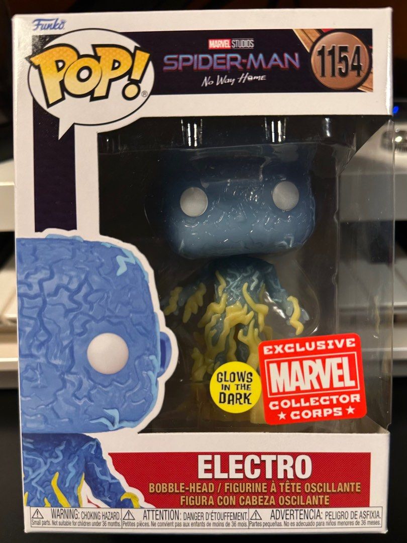 Spider-man & Electro Funko pops, Hobbies & Toys, Toys & Games on Carousell
