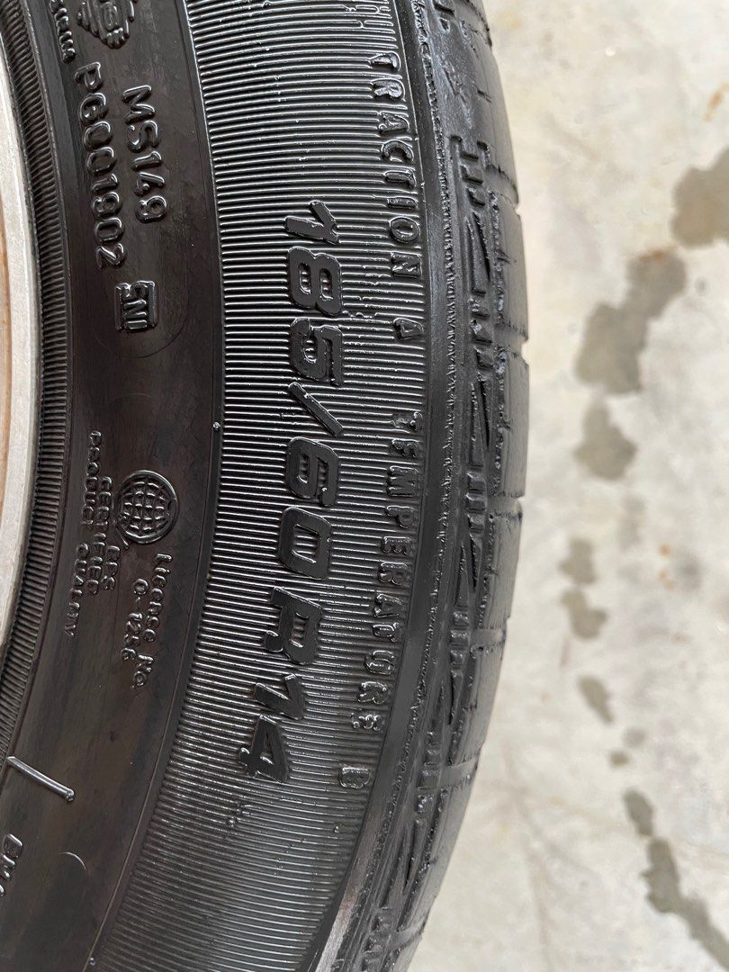 Sport rim dan tayar 14 inch, Auto Accessories on Carousell