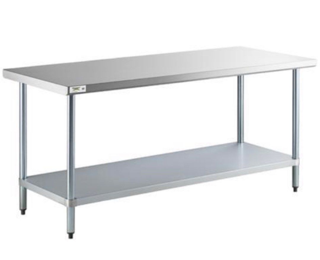 Stainless steel table, Furniture & Home Living, Kitchenware & Tableware ...