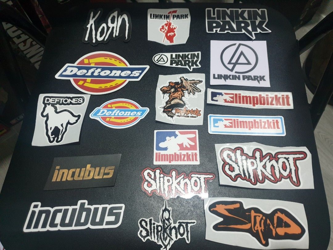 Stickers decals rock metal bands metallica pantera korn guns n roses skid row slayer korn ...