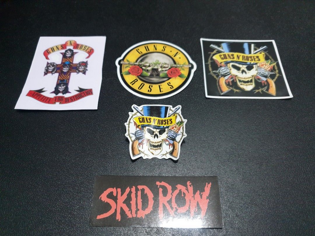 Stickers decals rock metal bands metallica pantera korn guns n roses ...