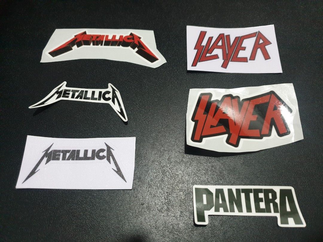 Stickers decals rock metal bands metallica pantera korn guns n roses skid row slayer korn ...