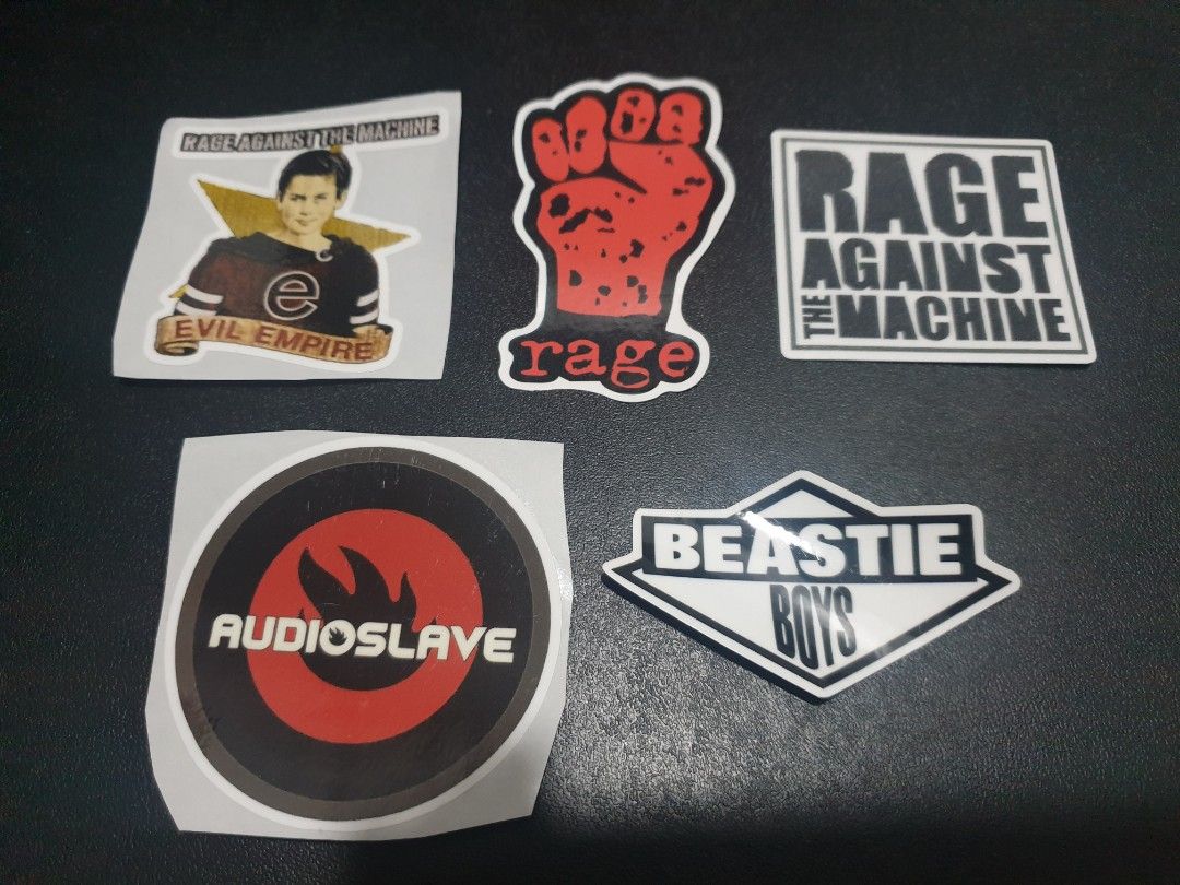 Stickers decals rock metal bands metallica pantera korn guns n roses ...