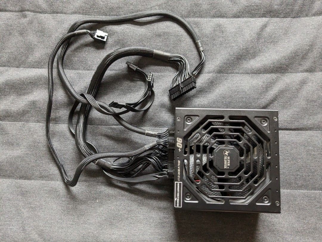 Super flower PSU 600W SILVER fully modular, Computers & Tech, Parts ...