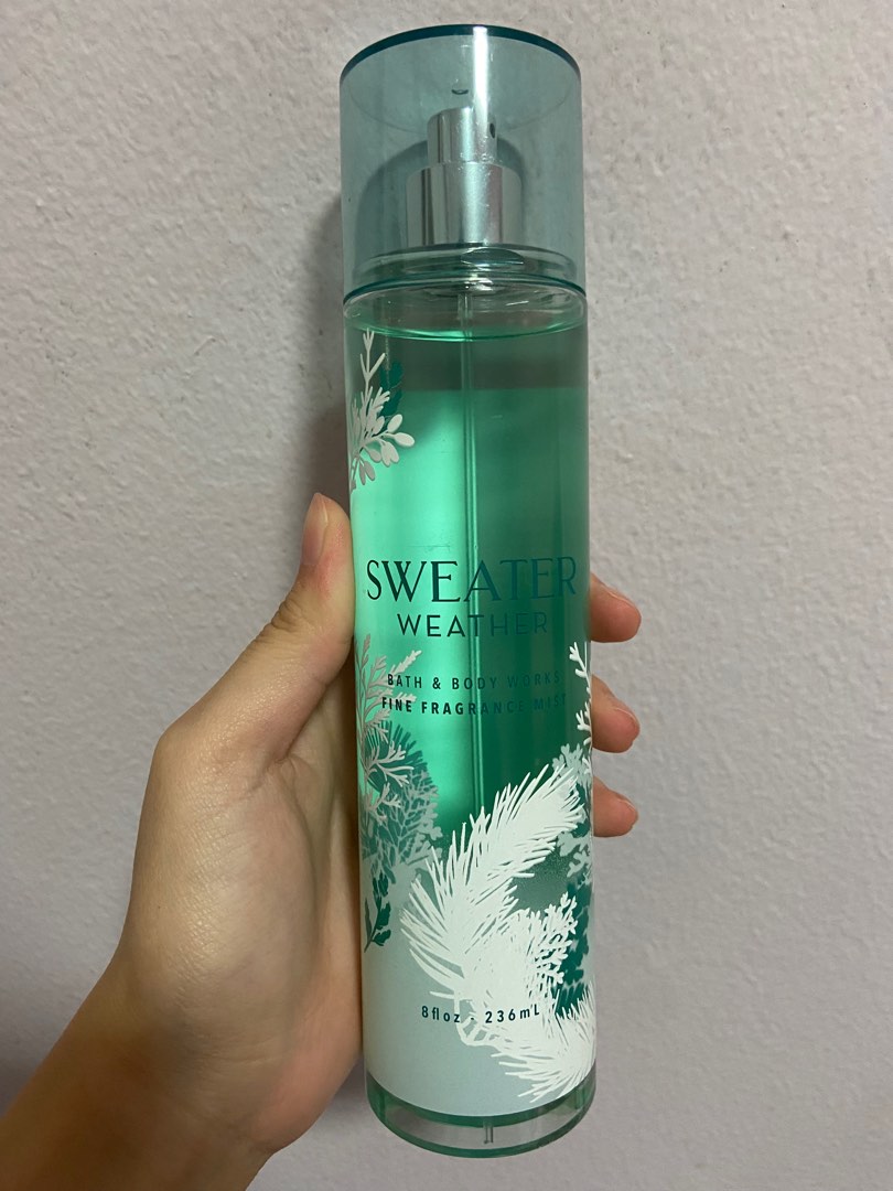 Sweater Weather Bath and Body Works bbw perfume body mist fine fragrance, Beauty & Personal Care ...