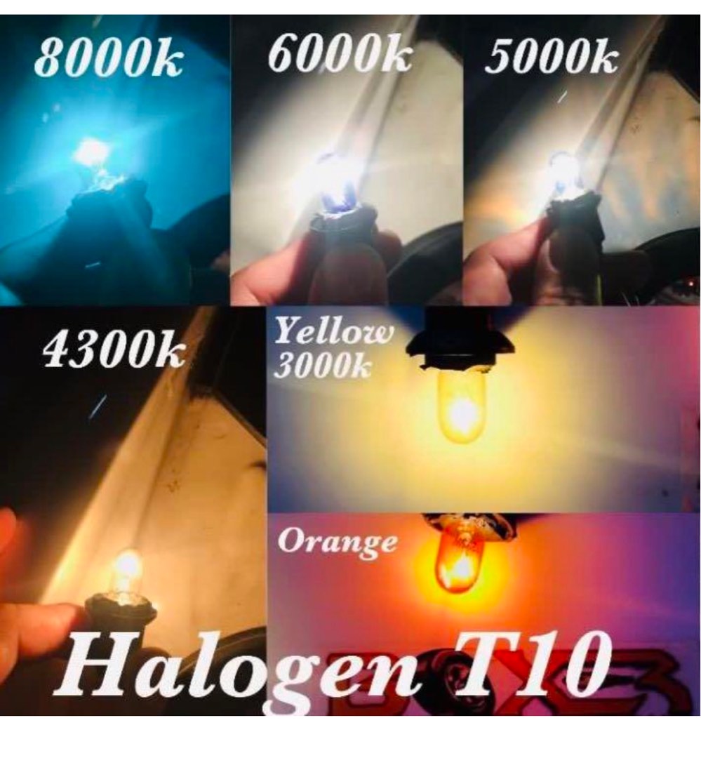 T10 halogen bulb 2 pieces 12v 5w, polelight, signal, reverse, cabin ...