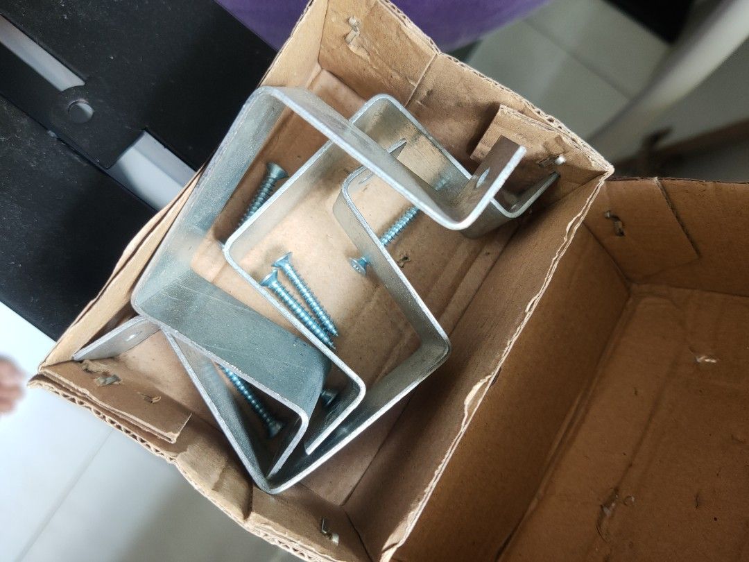 Table L shape Support / Legs, Furniture & Home Living, Furniture ...