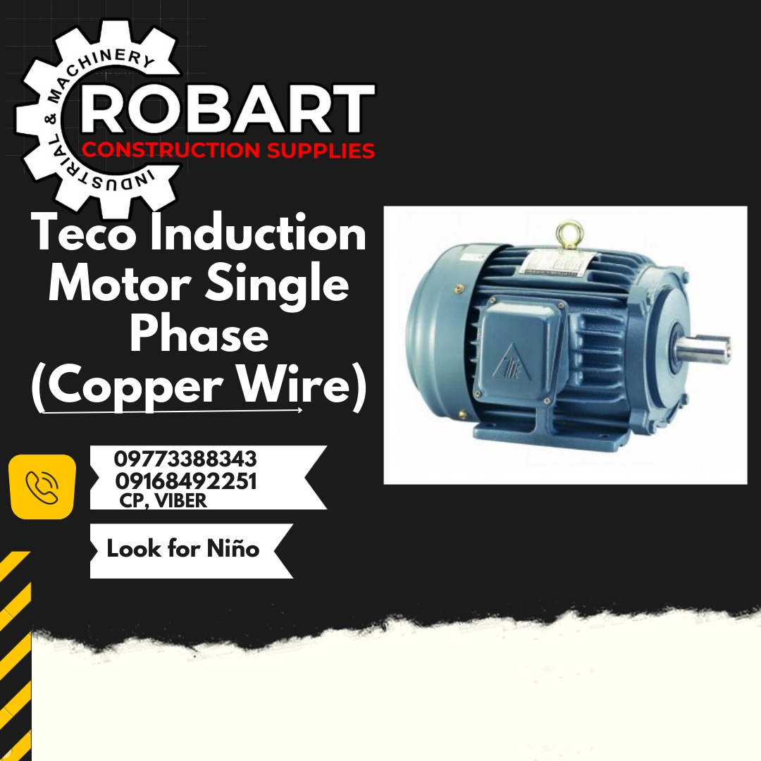 Teco Induction Motor Single Phase (Copper Wire), Commercial ...