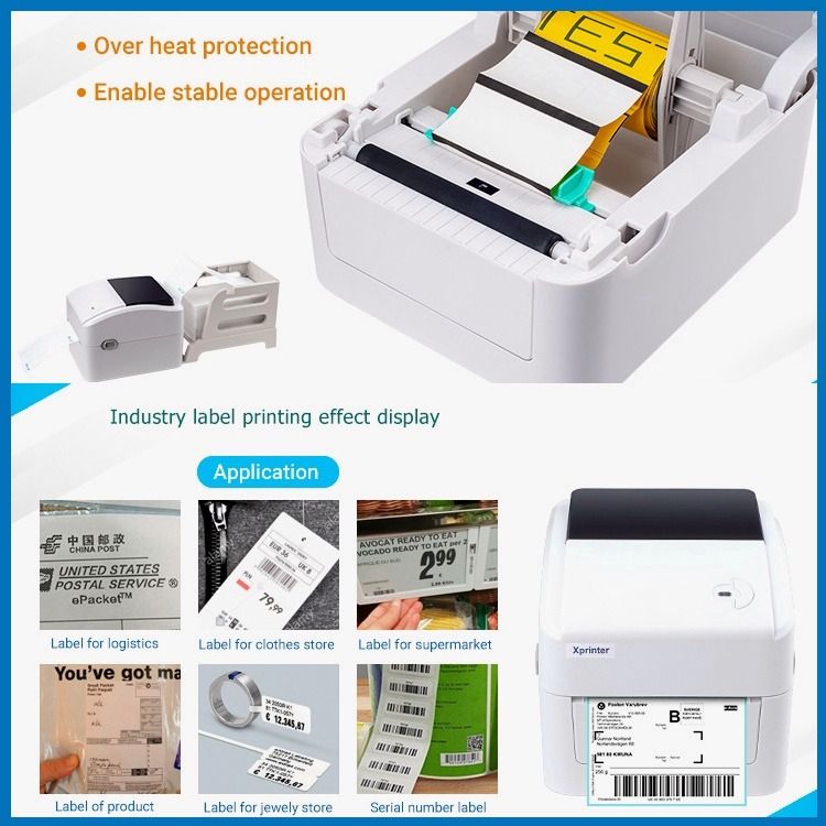 Thermal Printer Blutooth WIFI Android IOS Window MAC Shipping Label AWB ...
