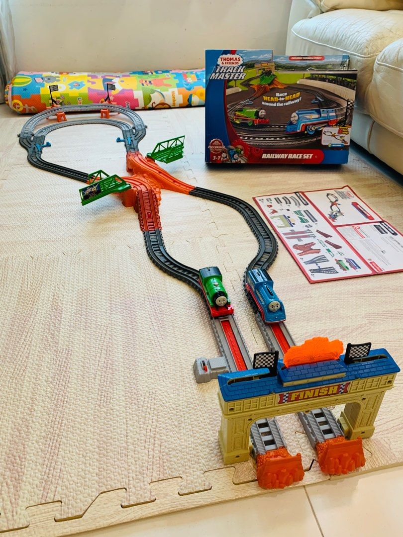 Thomas & Friends - Railway Race Set (with Streamlined Thomas & Percy ...