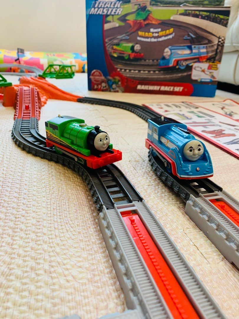 Thomas & Friends - Railway Race Set (with Streamlined Thomas & Percy ...