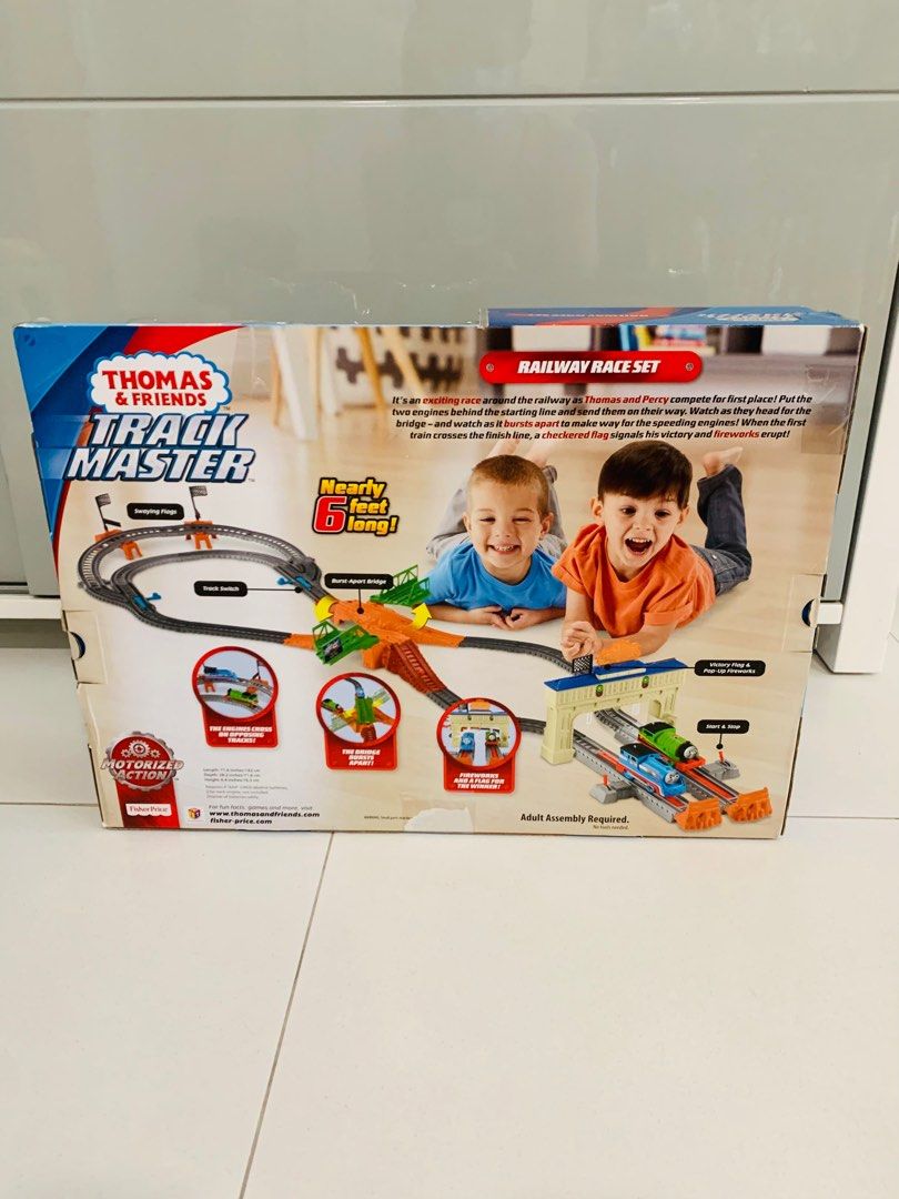Thomas & Friends - Railway Race Set (with Streamlined Thomas & Percy ...