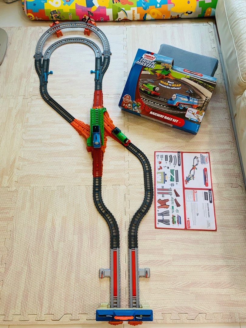 Thomas & Friends - Railway Race Set (with Streamlined Thomas & Percy ...