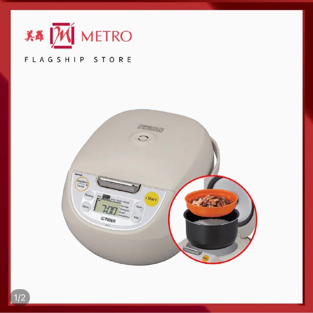 Tiger 1.0L 4-In-1 Tacook Function Rice Cooker (Made In Japan) JBV-S10S ...