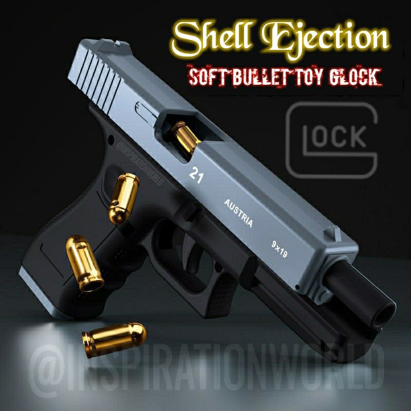 Toy Shell Ejection Gun Glock, Hobbies & Toys, Toys & Games on Carousell