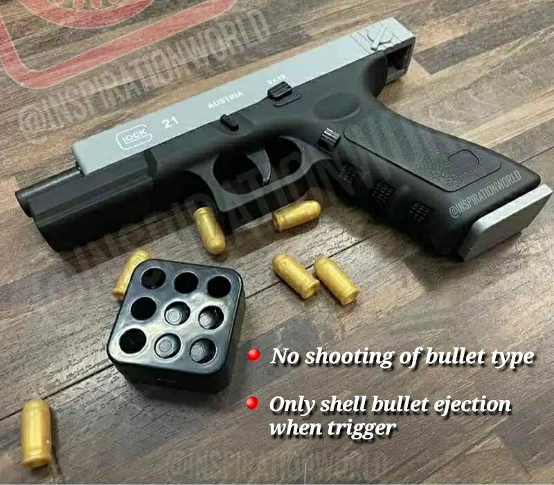 Toy Shell Ejection Gun Glock, Hobbies & Toys, Toys & Games on Carousell