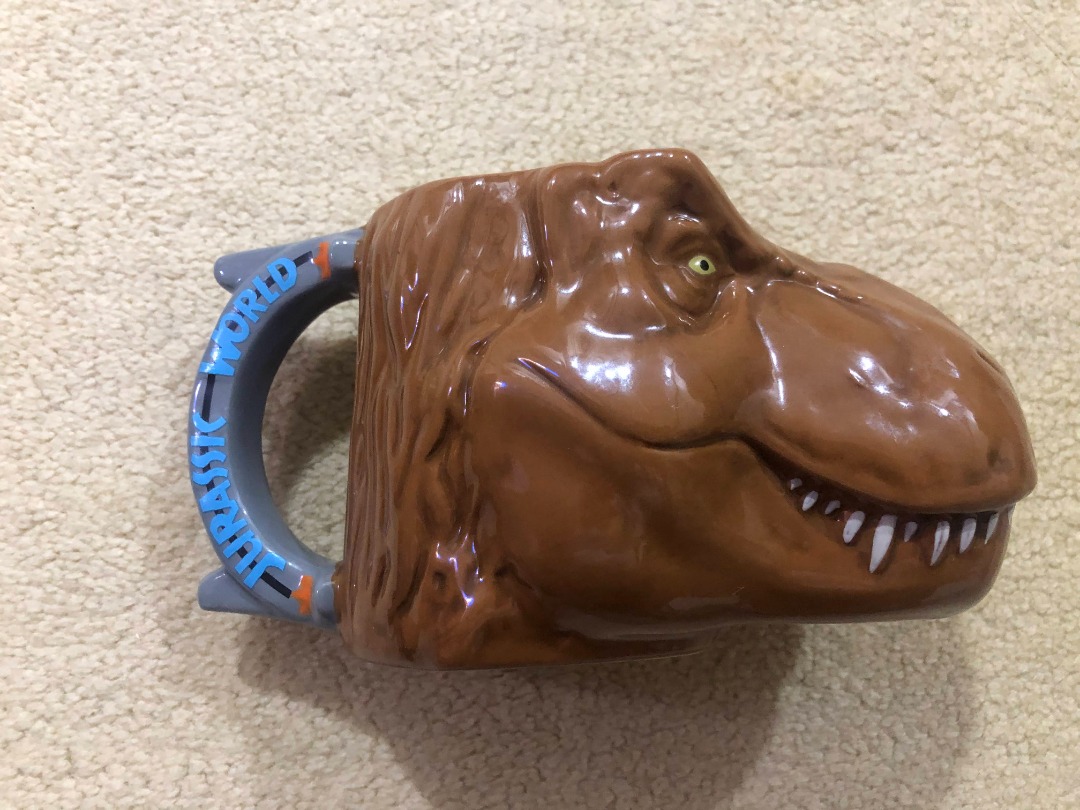 Jurassic World T-Rex Mug, Furniture & Home Living, Kitchenware ...