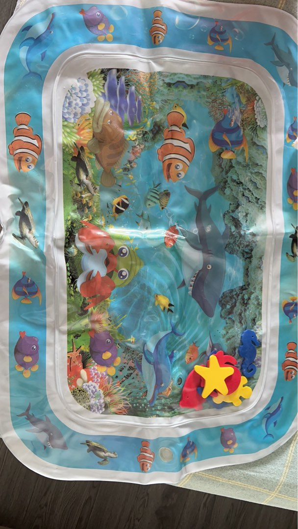 Tummy time sensory water playmat, Babies & Kids, Infant Playtime on ...