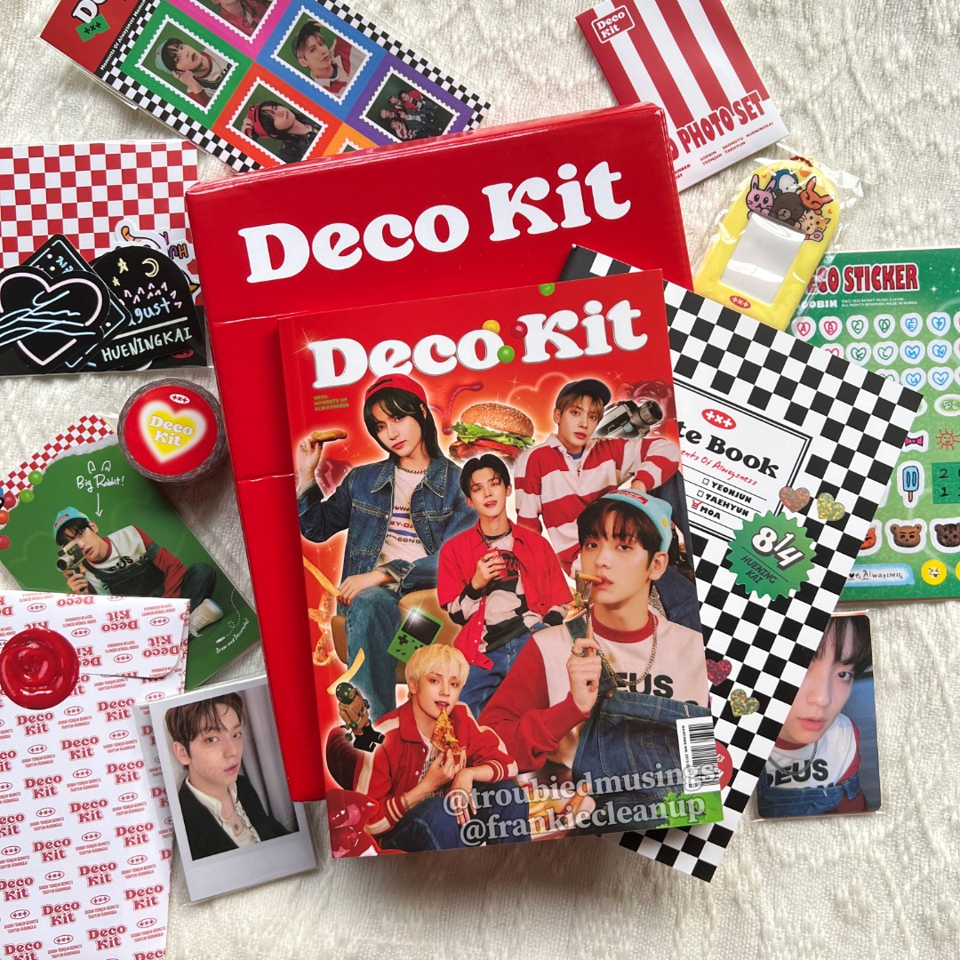 TXT Deco Kit 2022 (brand new, unsealed), Hobbies & Toys, Memorabilia ...
