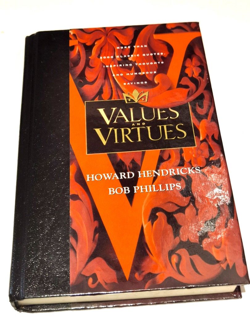 Values And Virtues Book Personal Development Self Empowerment By Howard ...